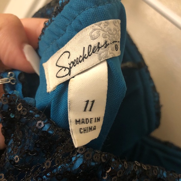 Speechless | Dresses | Ruffled Bottom Teal Homecoming Dress | Poshmark